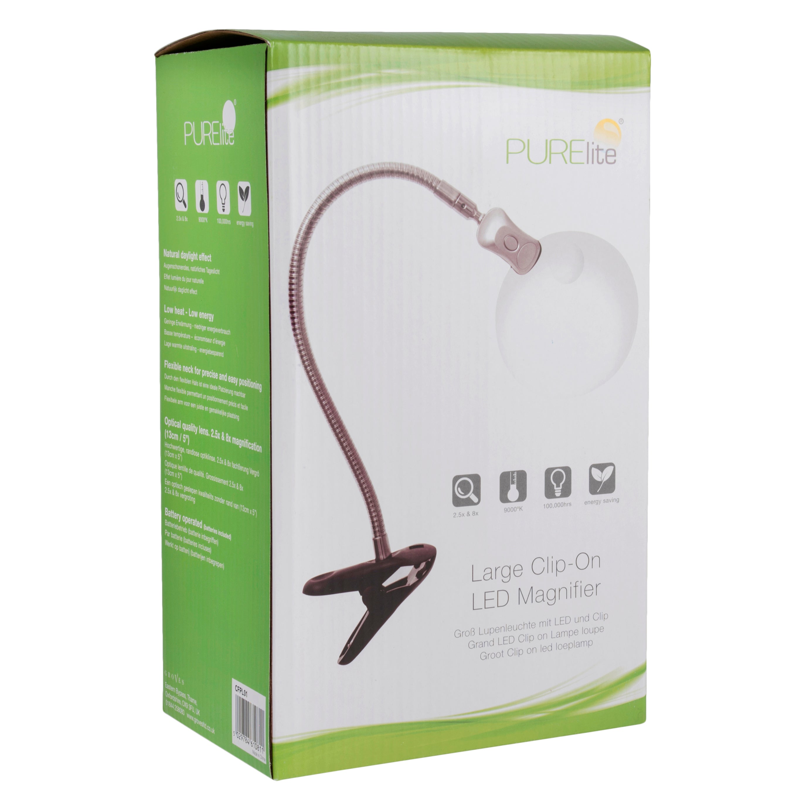 Purelite Clip-On Lamp – Clip‑On for Sewing, Crafts & Reading | Fabriques