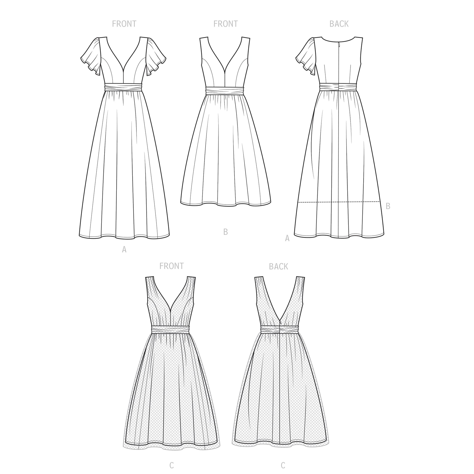 Simplicity Sewing Pattern S9475 Misses' Dresses | Fabriques